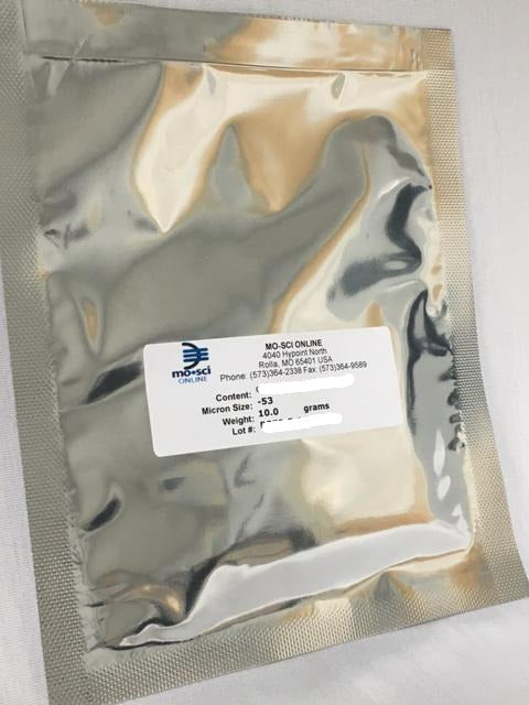 GL0804P/-53 S53P4 Bioactive Glass, -53 micron – MO SCI, LLC